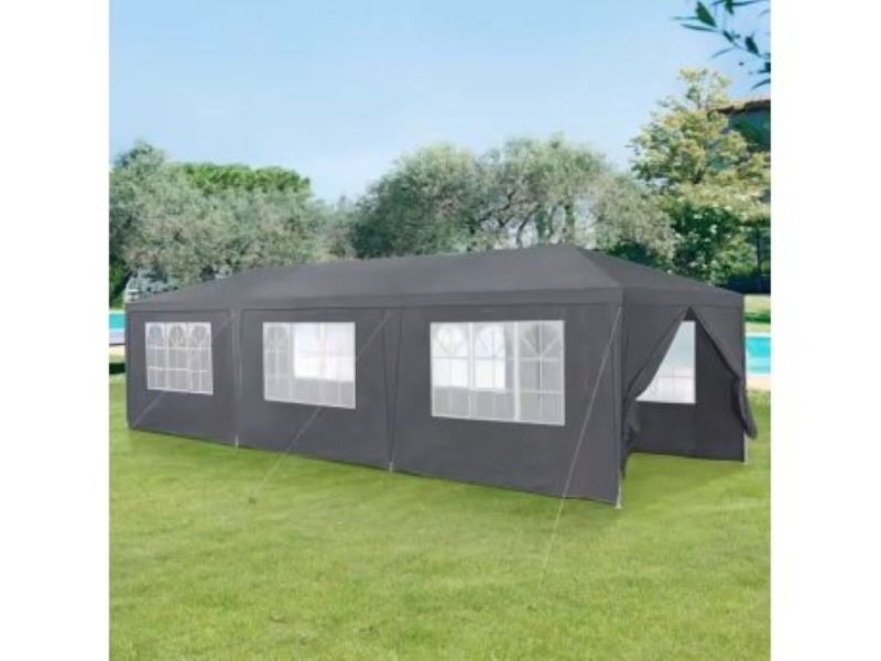 MULTIGARDEN BAŠTENSKI ŠATOR, 3X9M, 8 STRANA, GRAY OUTLET