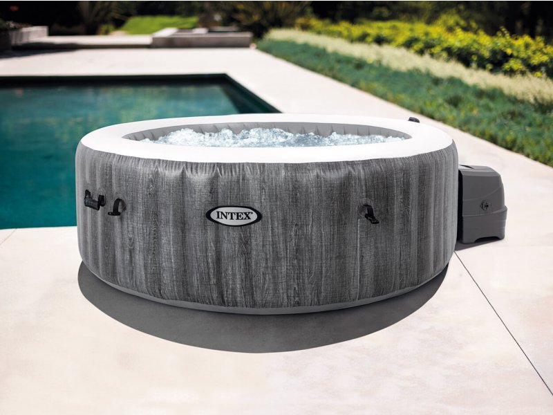 INTEX 28440 INTEX JACUZZI BAZEN ZA DVORIŠTE INTEX PURE SPA GREYWOOD DELUXE