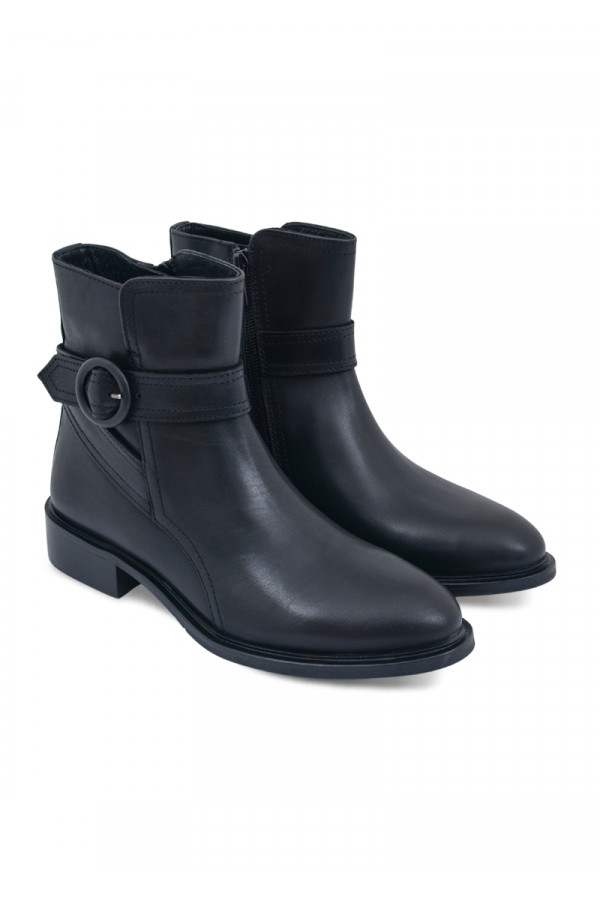 WOMEN'S LEATHER ANKLE BOOT