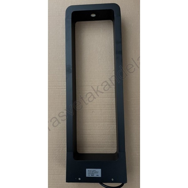 Baštenska LED lampa visine 50cm 9W 3000K LI3028 crna