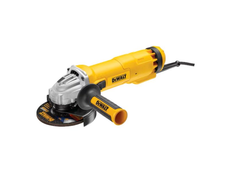 DEWALT DWE4217KD-QS ELEKTRIČNA UGAONA BRUSILICA 1200W 125MM SA KOFEROM I DIJAMANTSKIM DISKOM
