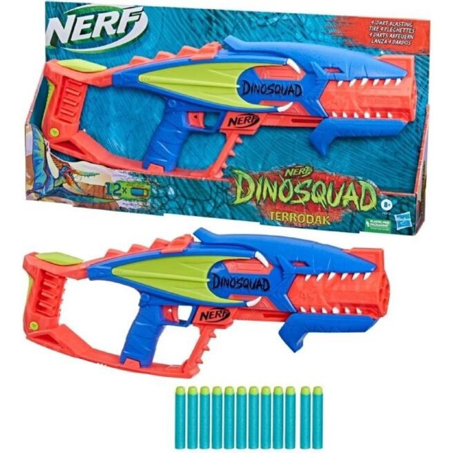 MAGAZA NERF DINOSQUAD TERRODAK PUŠKA SA MEKANIM STRELICAMA