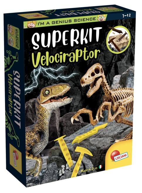 Lisciani Mali genije super kit Velociraptor