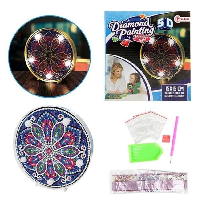 MAGAZA DIAMONT PAINTING SET LAMPA MANDALA