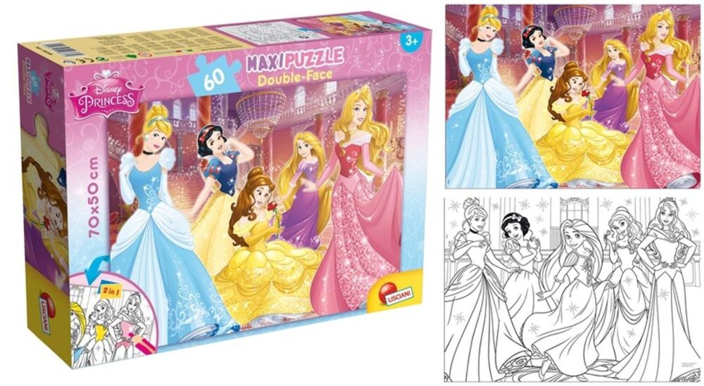 Lisciani Slagalica 2 u1 60 pcs Maxi Princess