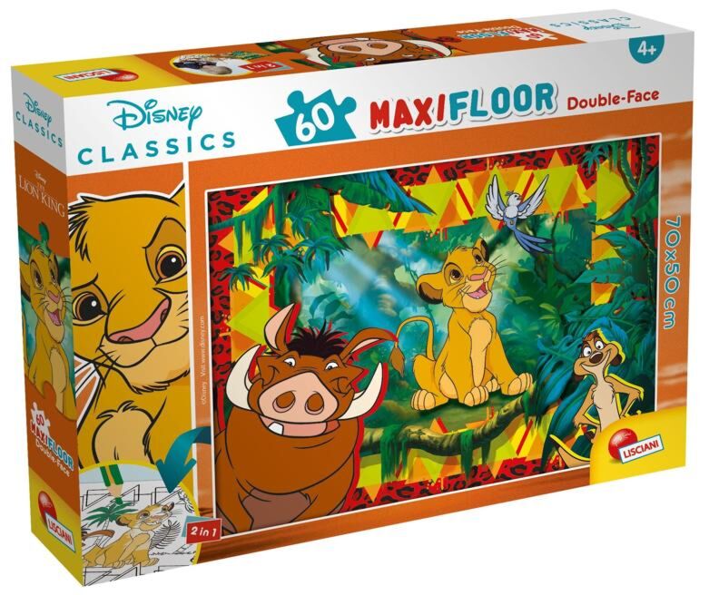 Lisciani Puzzle 60pcs Maxi Lion King