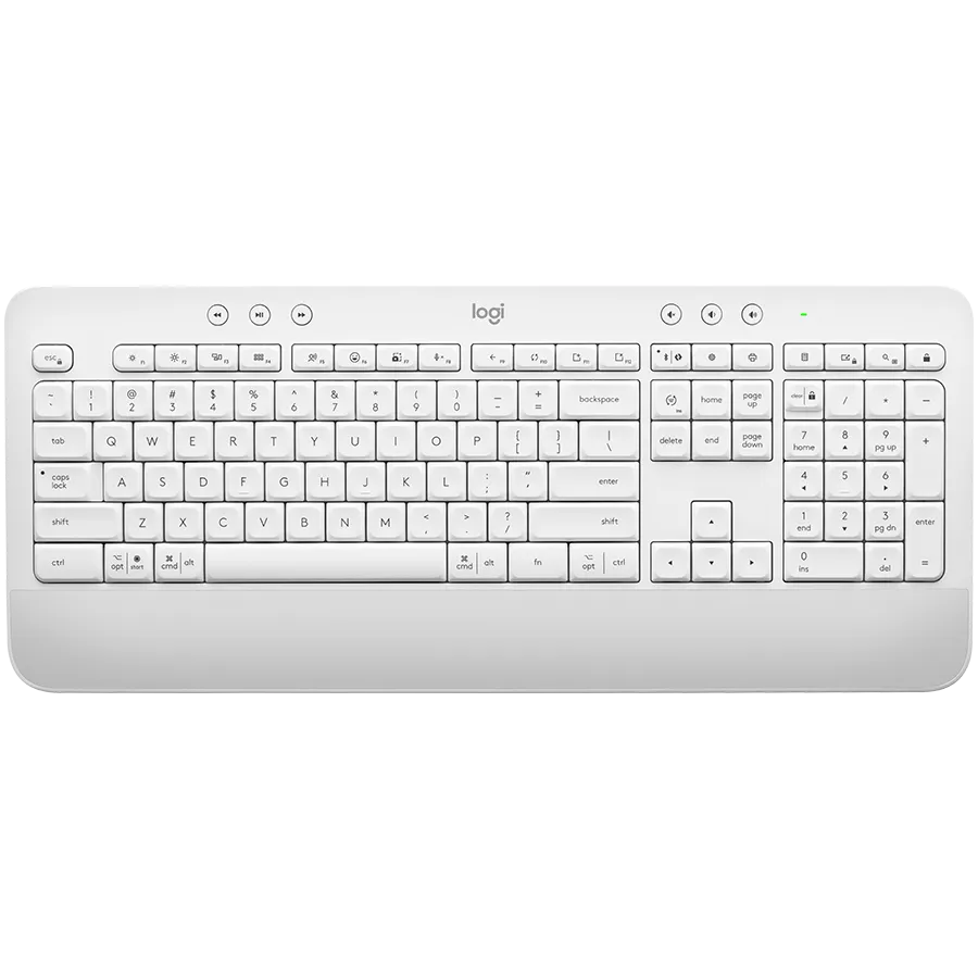 LOGITECH K650 SIGNATURE Bluetooth keyboard - OFF WHITE - US INT'L