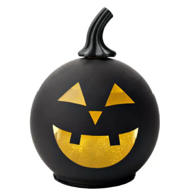 Stona lampa LED - Halloween, Pumpkin, black, small