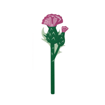 Bukmarker - Flower Bookmarks, Thistle