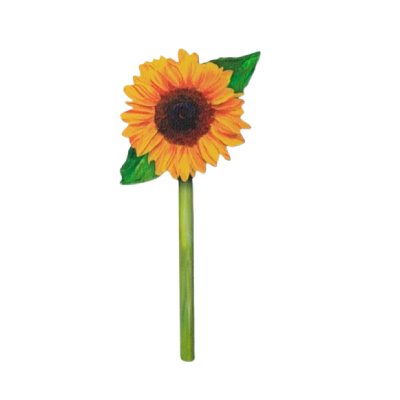 Bukmarker - Flower Bookmarks, Painted Sunflower