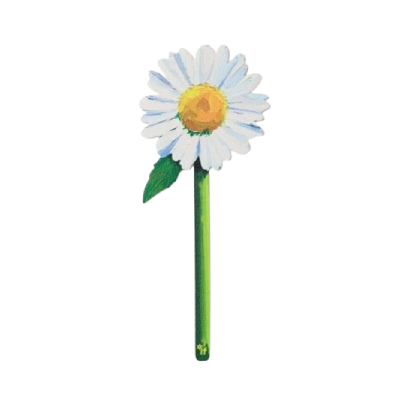Bukmarker - Flower Bookmarks, Painted Daisy