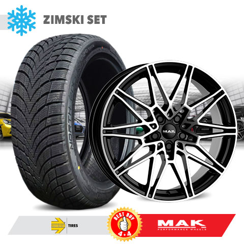 235/60 R18 SET Z MOMO + MAK KOE BM 5/112