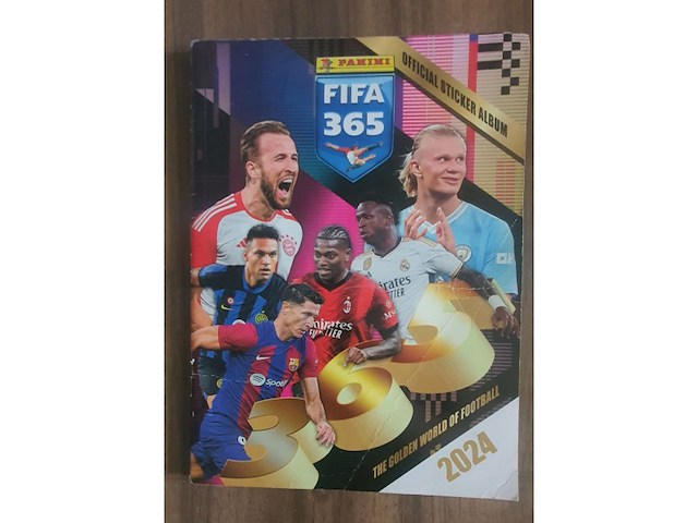 Fifa 365.Official Sticker Album 2024.Golden World