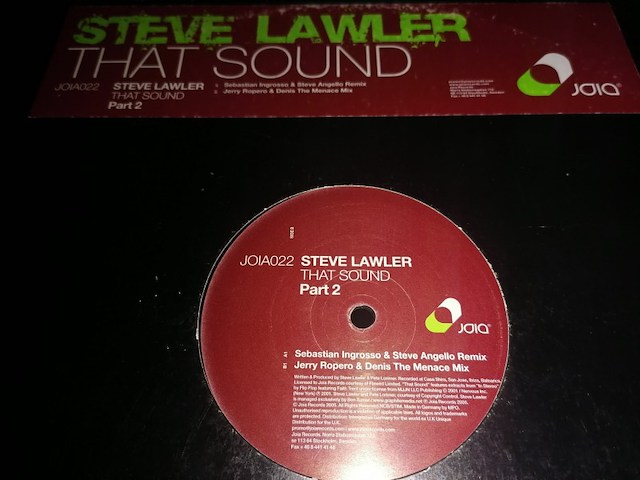 Steve Lawler - That Sound (Part 2) (House)