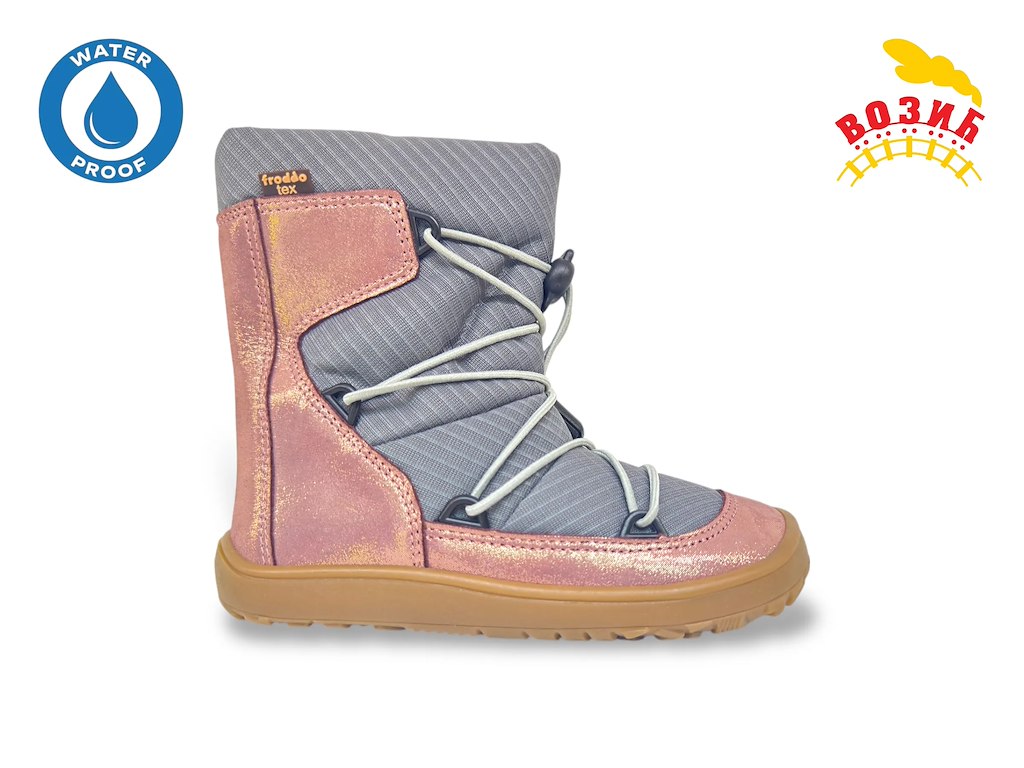 Froddo grey/pink *BAREFOOT* G3160251-11