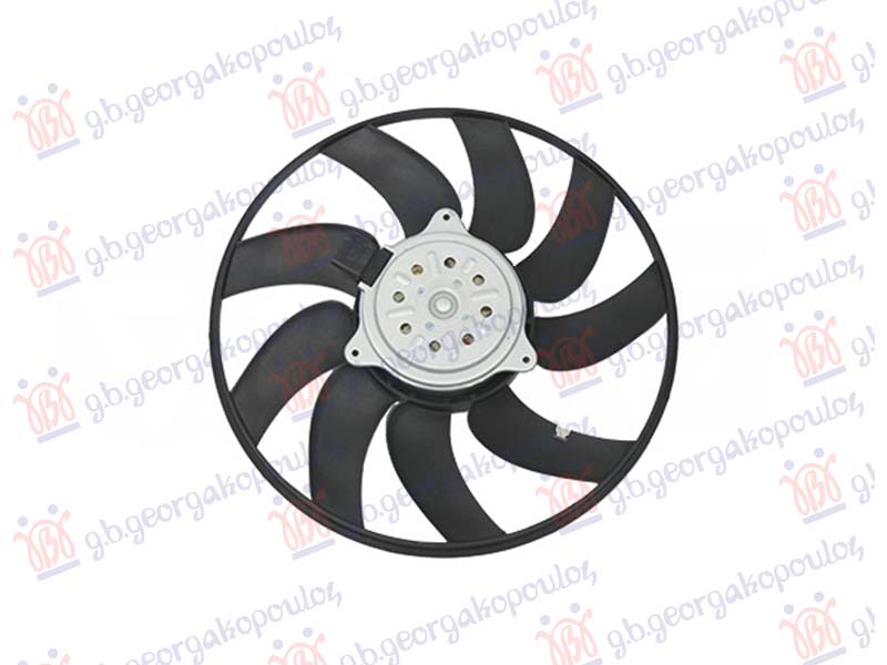 VENTILATOR BENZIN/DIZEL (MOTOR+ELISA) (DESNO) (340mm) (2 PIN) AUDI A6 (2014-2018) (OEM: 8K0959455N, 8K0959455Q, 8K0959455S)