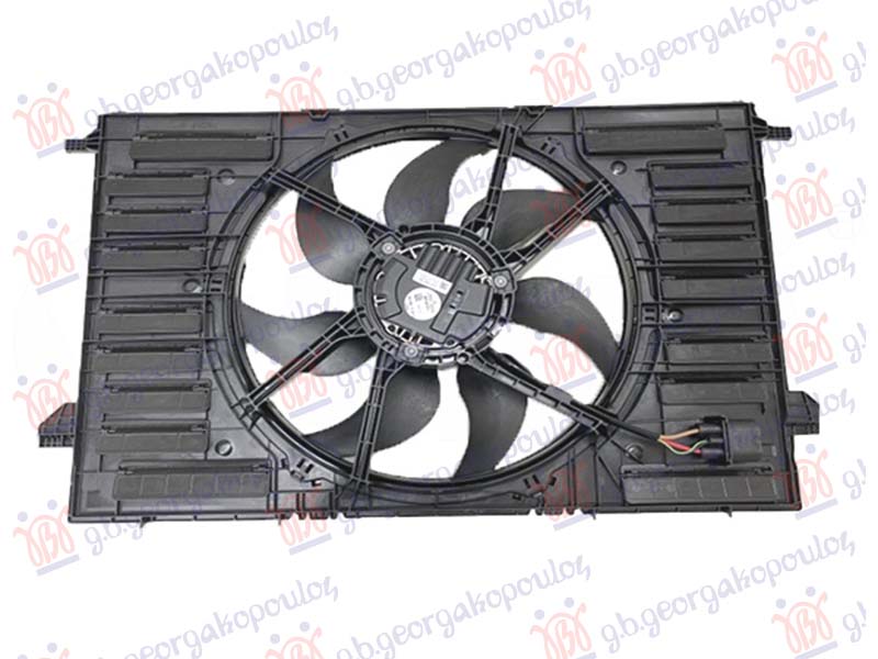 VENTILATOR KOMPLET 2.0 BENZIN/DIZEL/HYBRID AUDI Q5 (2020-) (OEM: 8W0959455AC)