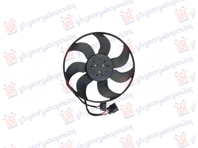 VENTILATOR BENZIN/DIZEL (MOTOR+ELISA) (360mm) VW SHARAN (2010-) (OEM: 7N0959455J)
