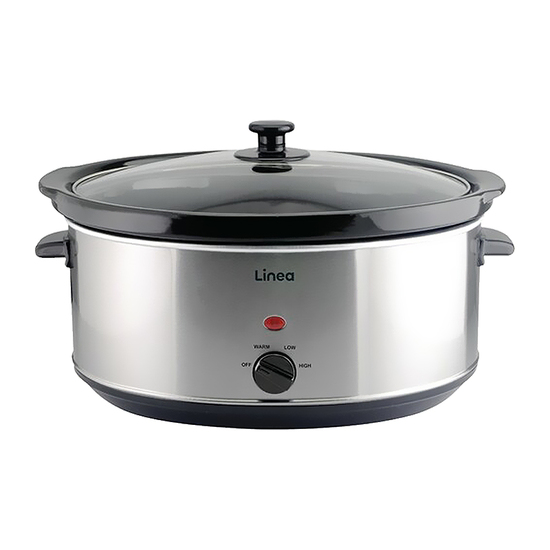 Aparat za sporo kuvanje / Krčko Linea LSC-0695, 320 W, 6.5 l, Inox/Crna