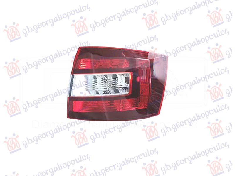 STOP LAMPA TAMNA (SPACEBACK KARAVAN) Desna str. SKODA RAPID (2012-2019) (OEM: 5JJ945096A, 5JJ945112A)