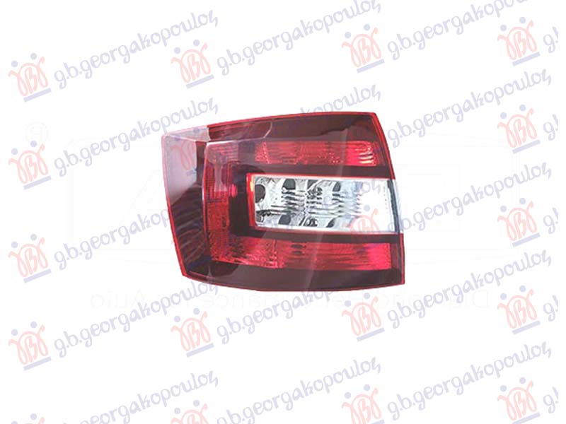 STOP LAMPA TAMNA (SPACEBACK KARAVAN) Leva str. SKODA RAPID (2012-2019) (OEM: 5JJ945095A, 5JJ945111A)