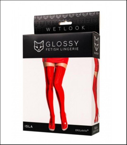 Glossy crvene carape isla