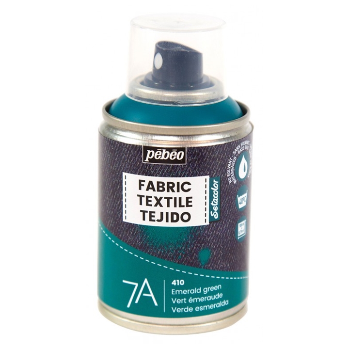 Boja za tekstil u spreju Pebeo 7A 100 ml | 410 Emerald green