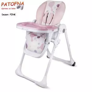 Hranilica Kinderkraft Yummy, dezen PINK