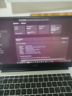 Huawei matebook ryzen 5 laptop kao nov