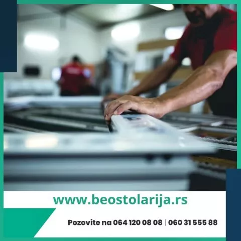 JEDNOKRILNI PVC PROZOR BEOLINE 70 800 MM X 800 MM