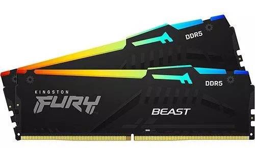 KINGSTON 32GB 5600MT/S DDR5 CL36 DIMM (KIT OF 2) FURY BEAST RGB EXPO MEMORIJA