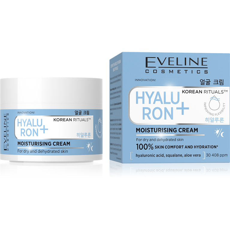 EVELINE - KOREAN RITUALS - HYALURON+ MOISTURISING CREAM 50ML