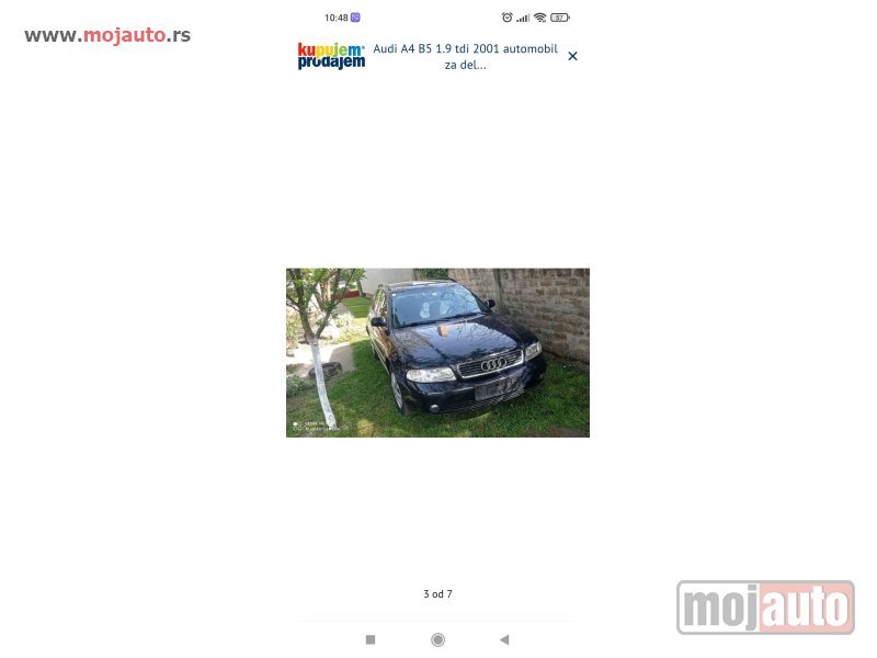 Audi A4 B5 1.9 tdi 2001 godiste razni delovi