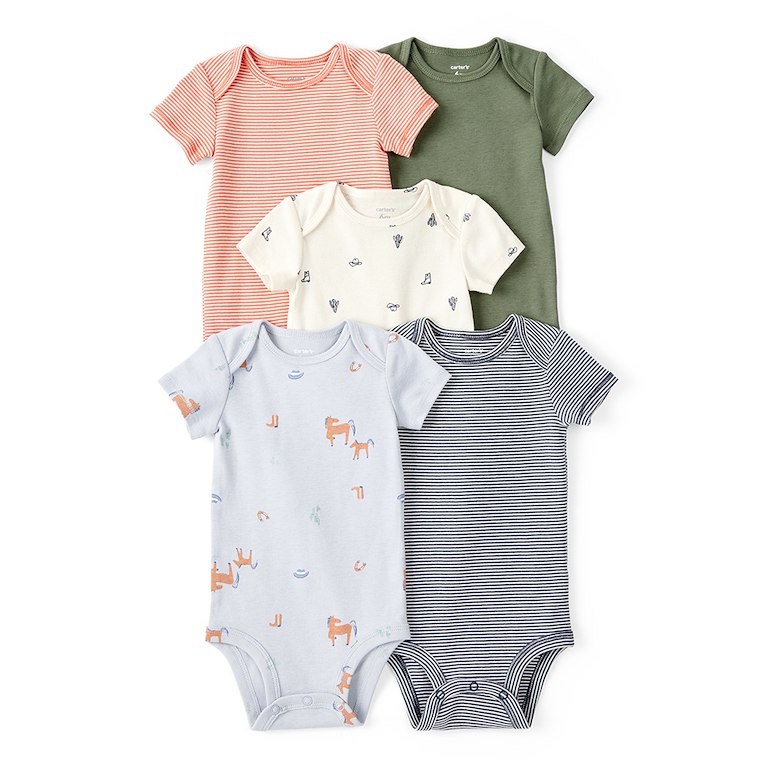 Carter's bodi za bebe dečake - set od 5 kom. BZ251T570510