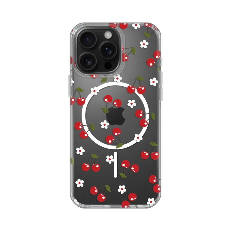 Maska Print Magsafe za iPhone 16 Pro Max 6.9 Cute Cherries