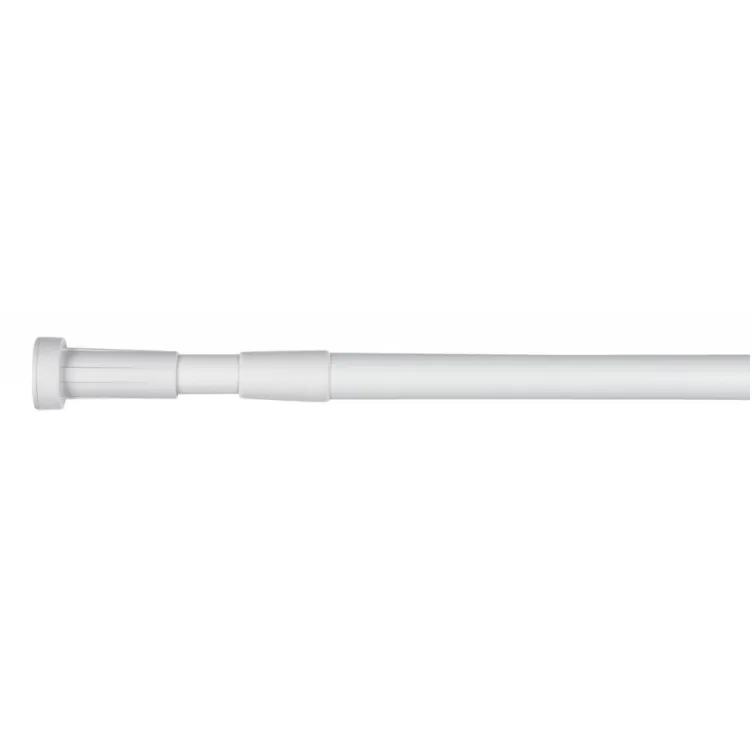 Šipka za tuš-zavesa 70-120cm bela