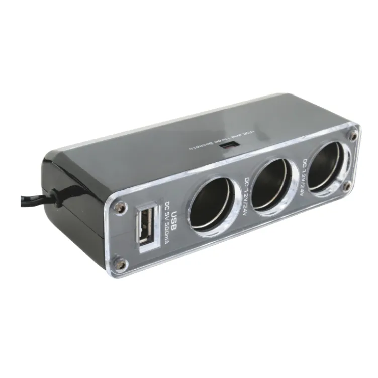 Razdelnik upaljača sa USB punjačem