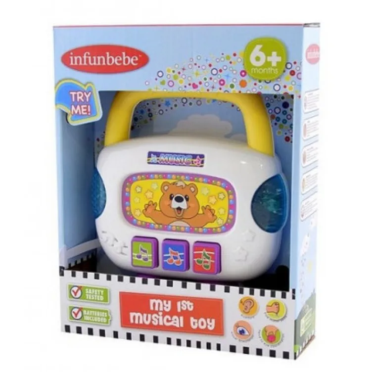 Infunbebe Igračka Mini Radio 6m+ sa zvukom