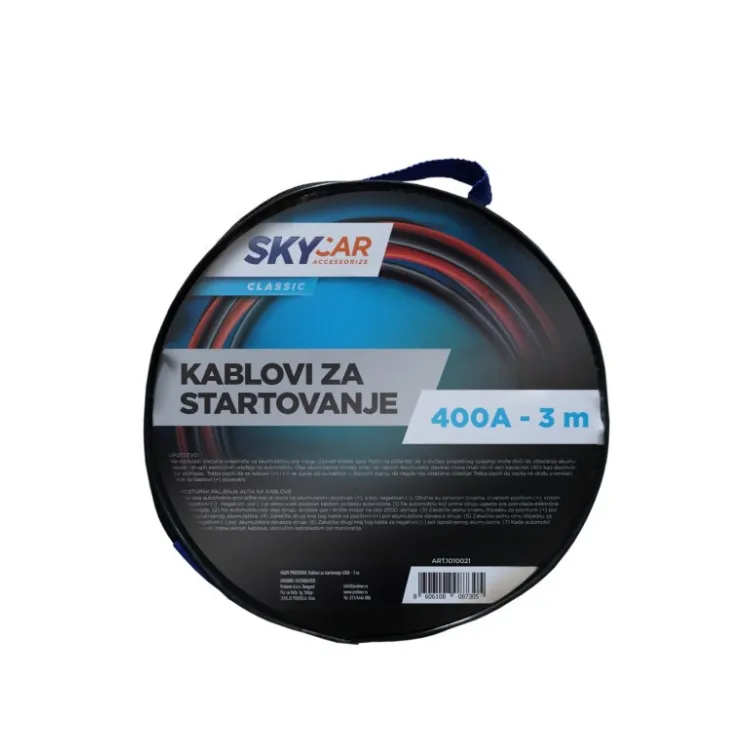 Kablovi za startovanje 400 A 3 m SKYCAR
