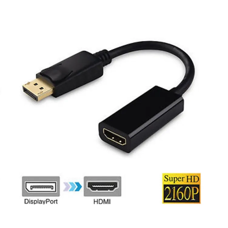 FAST ASIA Adapter konvertor Display Port na HDMI 4 K