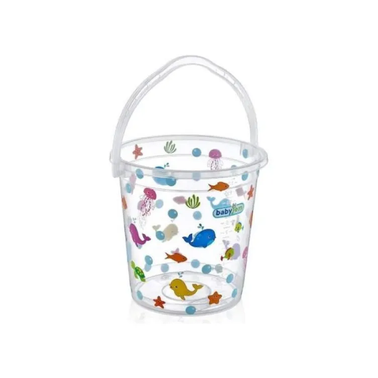 BabyJem Kofica za Kupanje Bebe Ocean - White Transparent