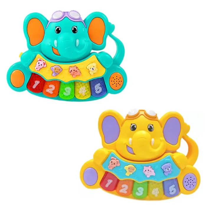 Piano slonić na baterije sa svetlom i zvukom 833159