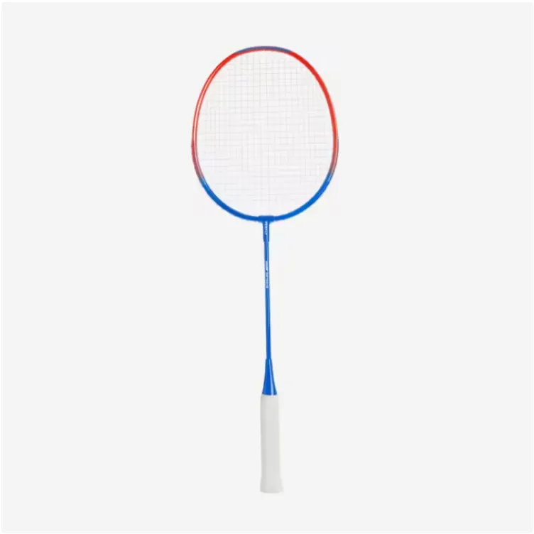 Plavo-crveni dečji aluminijumski reket za badminton BR100 90 g
