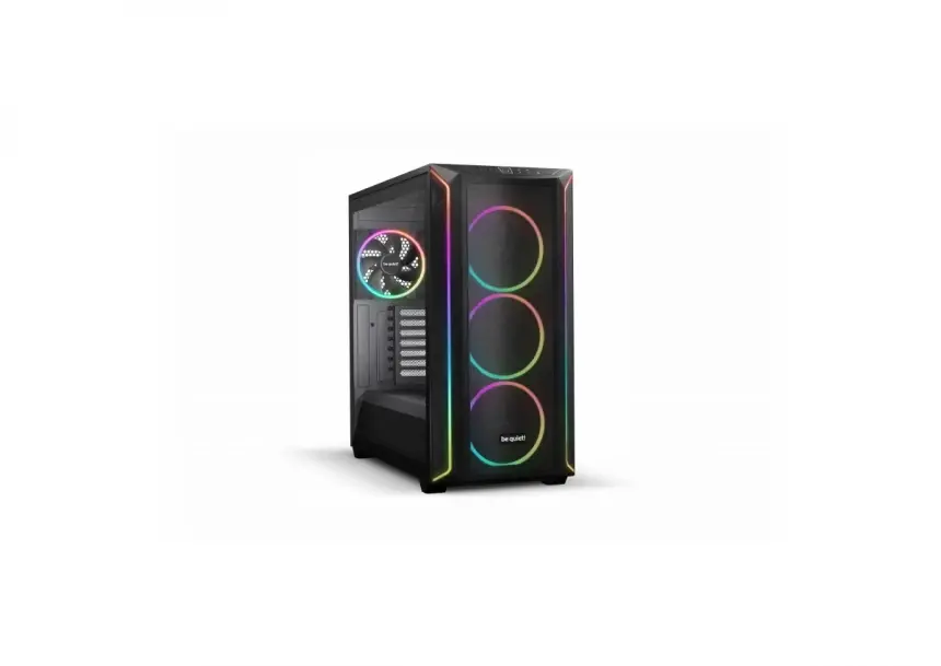 SHADOW BASE 800 FX Black, MB compatibility: E-ATX / ATX / M-ATX / Mini-ITX, ARGB illumination, Four pre-installed be quiet! Light Wings 3 140mm PWM fans, including space for water cooling radiator...