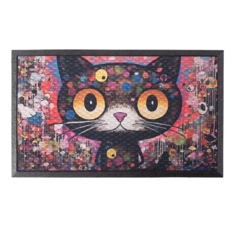 Otirač print soft step lima (graphity cat) multy home