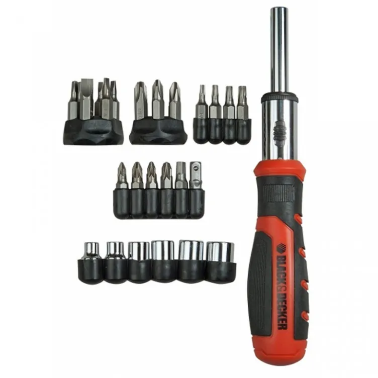 Set odvijača sa račnom Black & Decker BDHT0-62130V