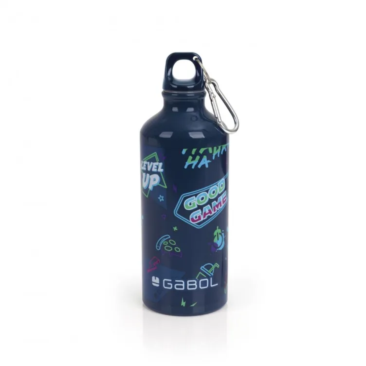 Aluminijumska boca za vodu sa zakačkom 7x21 cm 600ml Loot Gabol