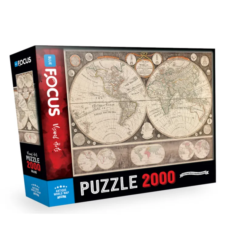 Puzzle 2000 pcs antique world map