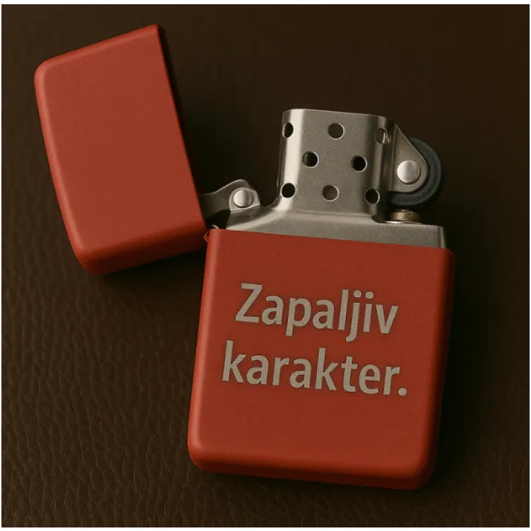 Upaljač Zapaljiv karakter