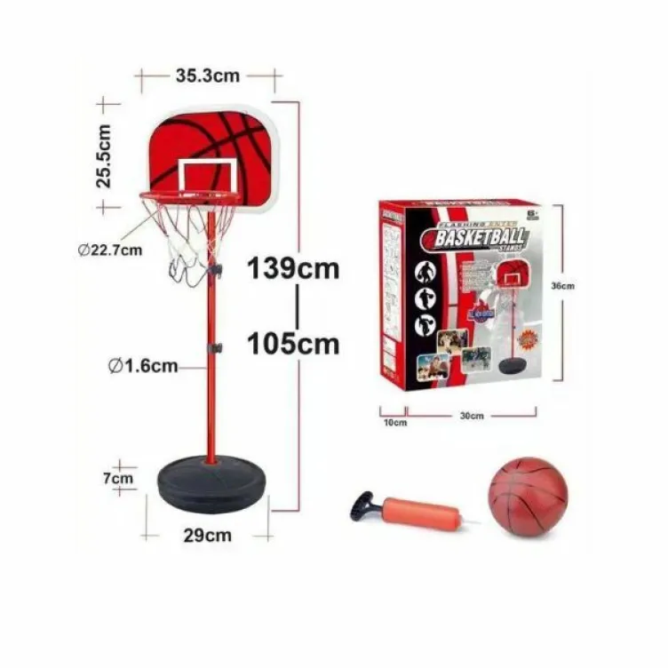 Kos na stalku sa loptom i pumpom 11/48448